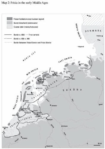 maps of medieval Frisia